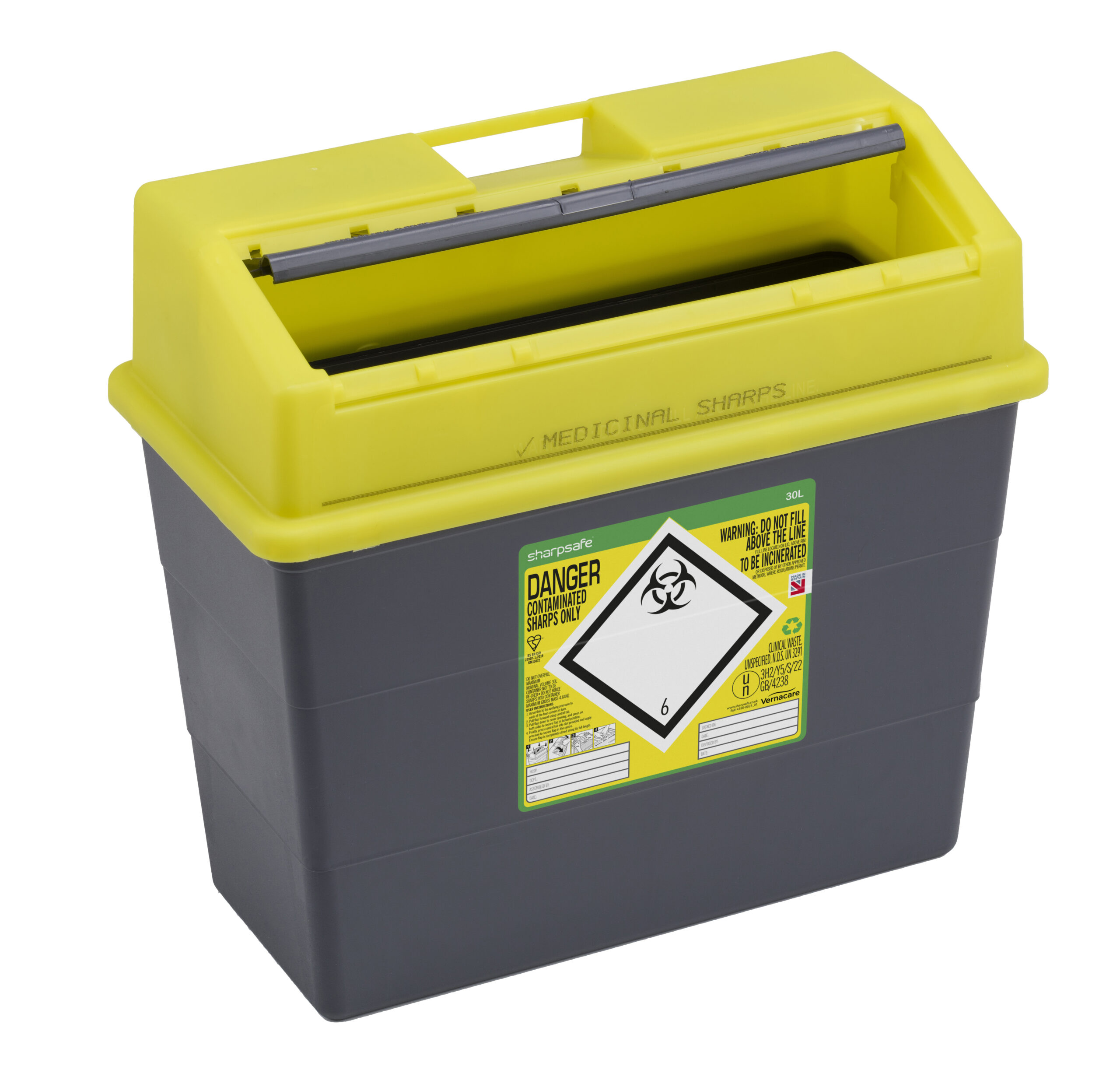 Sharpsafe-riskijäteastia, 30 l - Mekalasi Oy